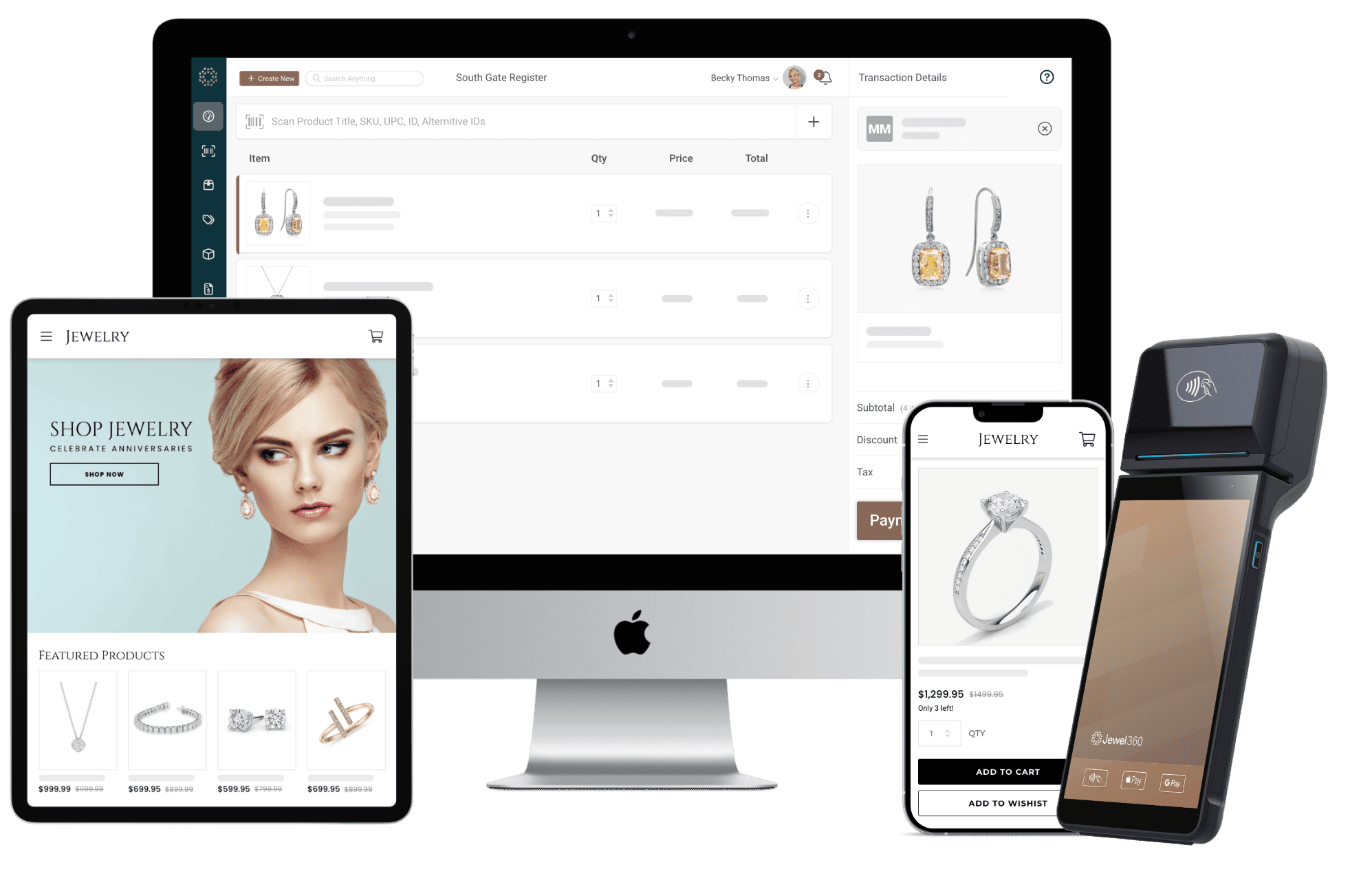 Jewelry POS | All-In-One POS For Jewelry Shops | Jewel360